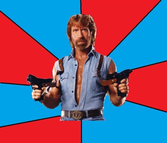 Chuck Norris With Guns MEME Generator - Create Chuck Norris With Guns ...